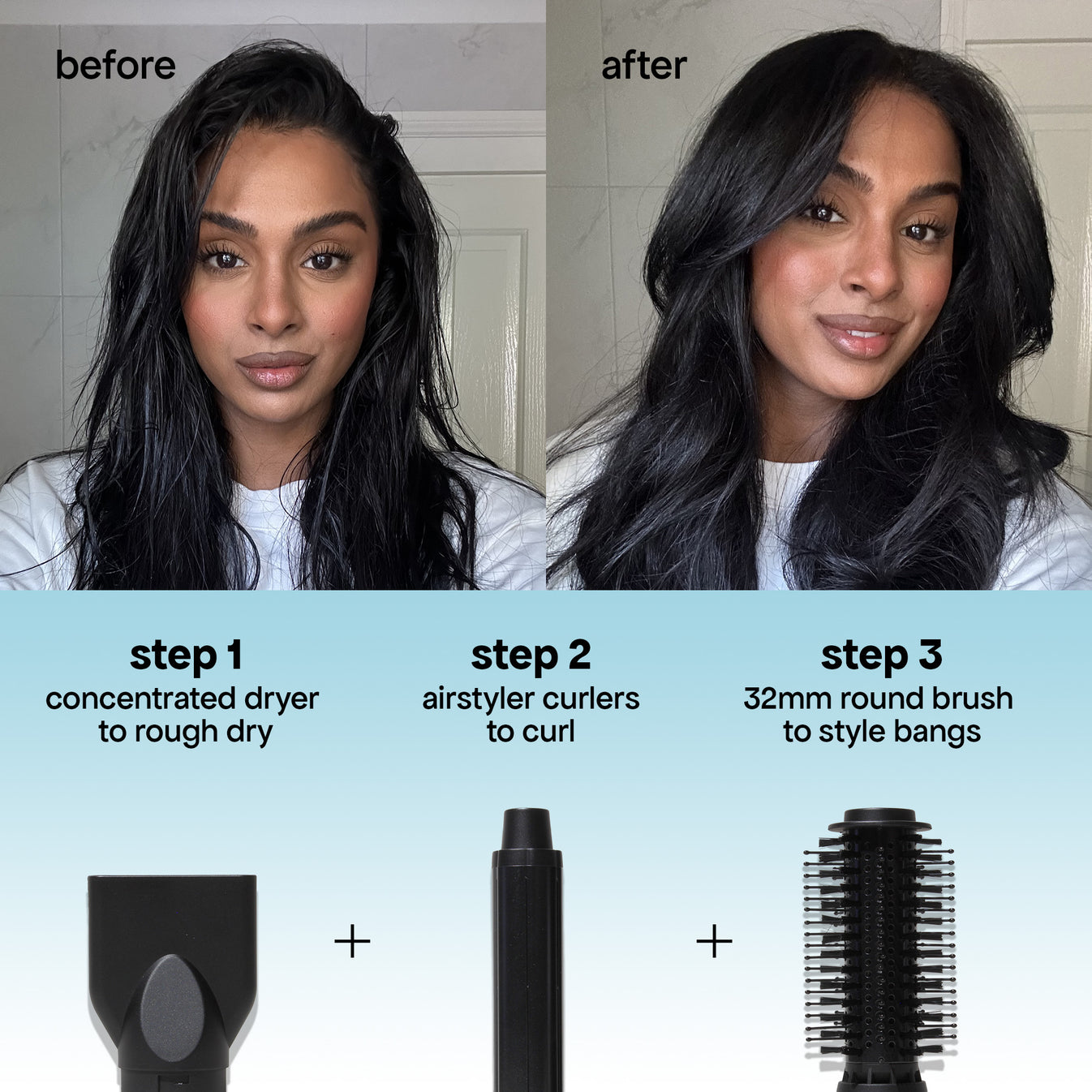 Everlast Airstyler | 6-in-1 Damage-Free Styling Tool | BondiBoost ...